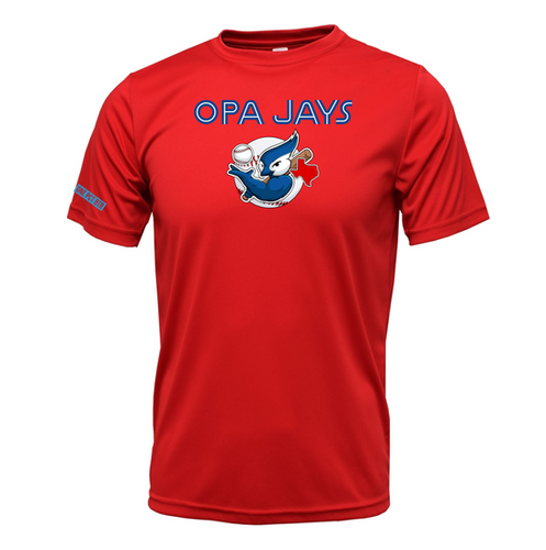 OPA Jays Red Practice Jersey | OPA JAYS Baseball