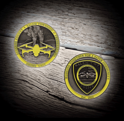 Drone Unit Challenge Coin | Salem Twp Police