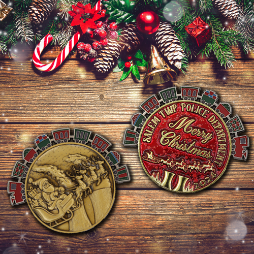 2024 Christmas Challenge Coin | Salem Twp Police