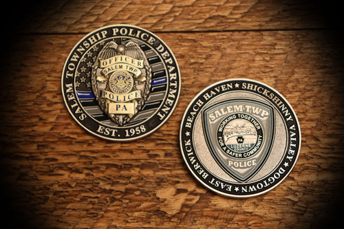 Salem Twp Police Standard Issue Challenge Coin | Salem Twp Police