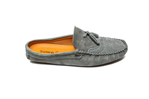 Lachlan - Grey | Saffron Slipper Company