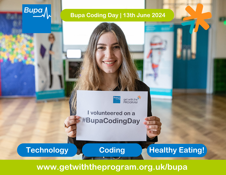 Become a Bupa Coding Day Volunteer