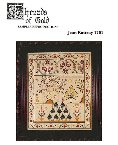 Jean Rattray 1761 (Paper Copy) - Threads of Gold | 1884Stitchery.com