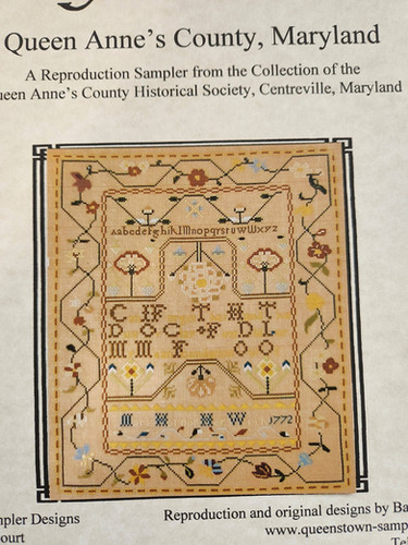 Mary Hornor 1772 - Queenstown Sampler Designs | 1884Stitchery.com