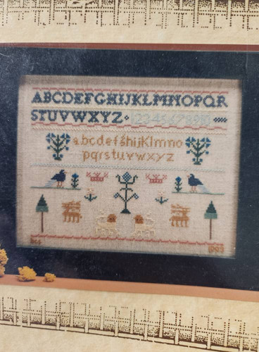 Pine Tree Sampler - Earth Threads | 1884Stitchery.com