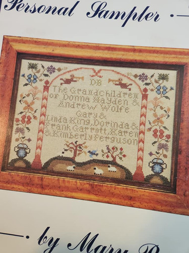 Personal Sampler - Mary Beale | 1884Stitchery.com