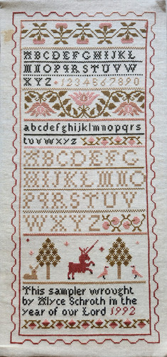1807 Unicorn Sampler (KIT) - Sampler Recreations | 1884Stitchery.com