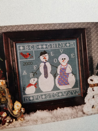 Letter Snow's Folks - Hillside Samplings | 1884Stitchery.com