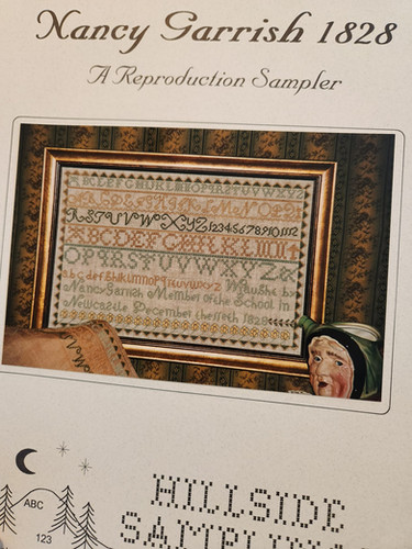 Nancy Garrish 1828 - Hillside Samplings | 1884Stitchery.com
