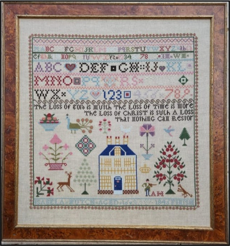 The Isabela Mutch Sampler (PDF) - McIntosh Samplers | 1884Stitchery.com