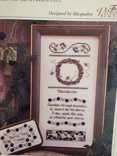 Bramble Berry Sampler - The Victoria Sampler | 1884Stitchery.com