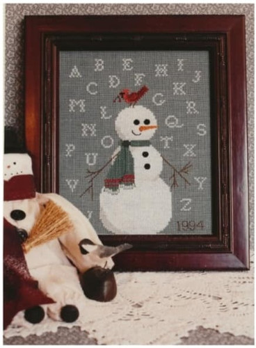 Letter Snow (PDF) - Hillside Samplings | 1884Stitchery.com