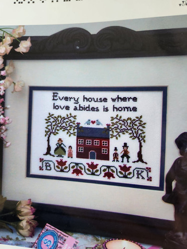 Where Love Abides Sampler - Brenda Keyes | 1884Stitchery.com