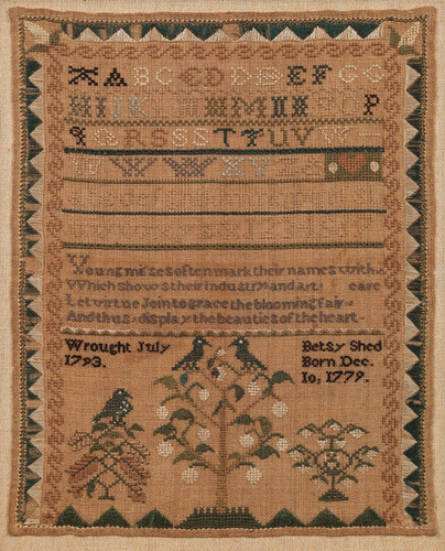 The Betsy Shed Sampler - Paper Copy | 1884Stitchery.com