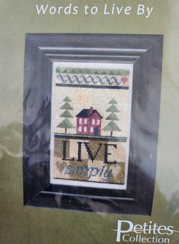 Live Simply (KIT) - Erica Michaels | 1884Stitchery.com