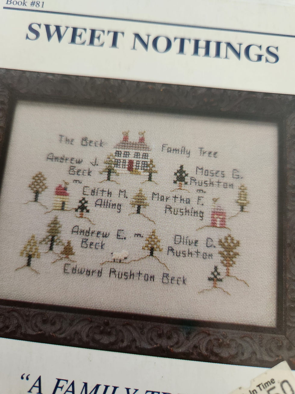 A Family Tree - JBW Designs | 1884Stitchery.com