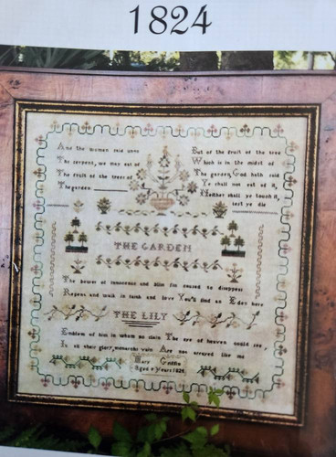 Mary Griffin 1824 - Samplers Not Forgotten | 1884Stitchery.com