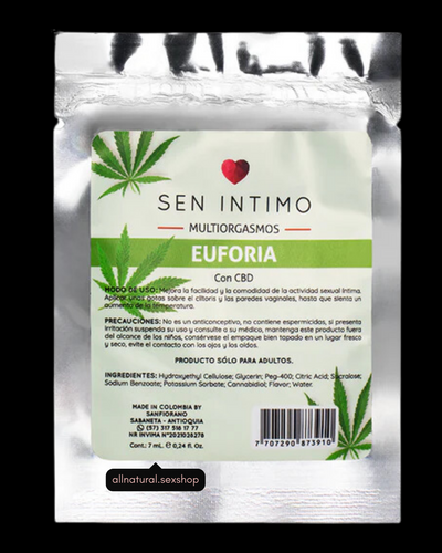 Multiorgasmos Euforia Con CBD Sen Íntimo 7mL | All Natural Sex Shop