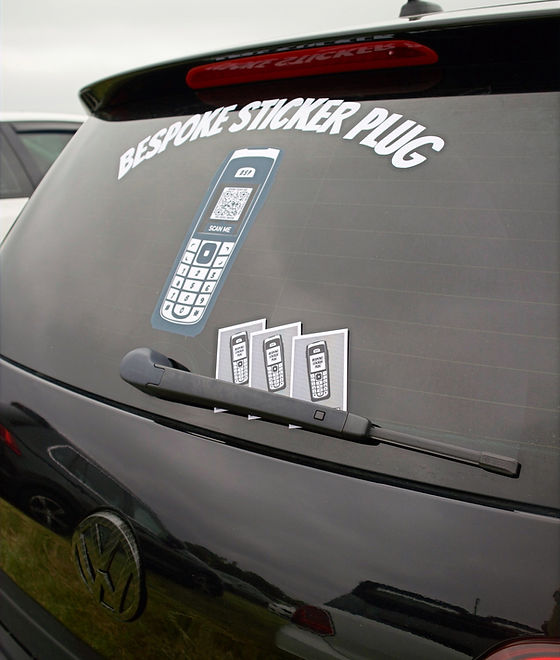 Customisation | Bespoke Sticker Plug