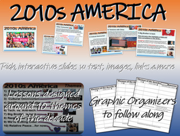US HISTORY -2010s America - visual, textual, engaging 42-slide PPT ...