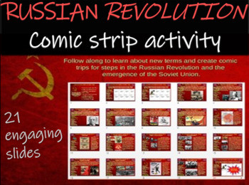Russian Revolution Comic Strip Activity: fun engaging informative 21 ...