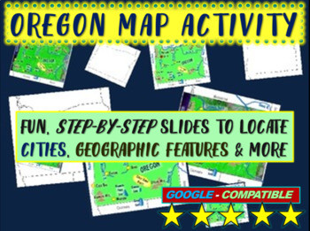 OREGON Map Activity: follow-along slides with blank map handouts ...