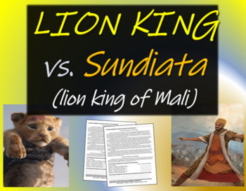 The Lion King compared to Sundiata and The Empire of Mali | Lesson Pieces