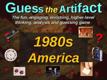 1980s America - “Guess the artifact” game: fun, engaging PPT w pictures ...