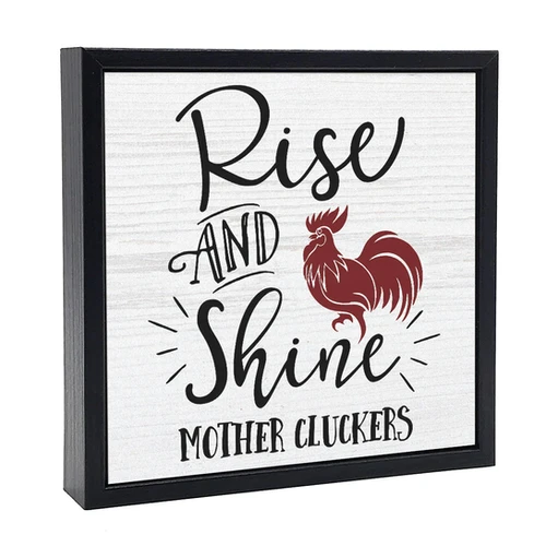 Rise & Shine | 'Chunky' Wood Sign | TPP