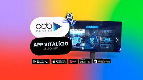 Ativação do BOB Player | Vitalício sem canais | Zuka Ativa Apps