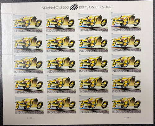4530- Indianapolis 500 Race Car | Markest Stamp Co.