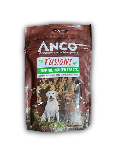 Anco Fusions Hemp Oil Infused Treats 100g | Viking Raw Pet Store