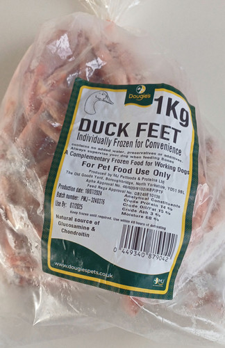 Dougies Frozen Raw Duck Feet 1KG | Viking Raw Pet Store