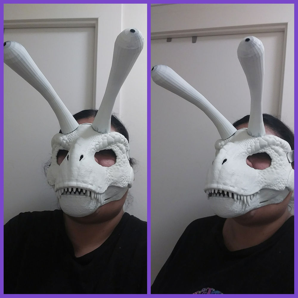 custom hybrid Dino mask