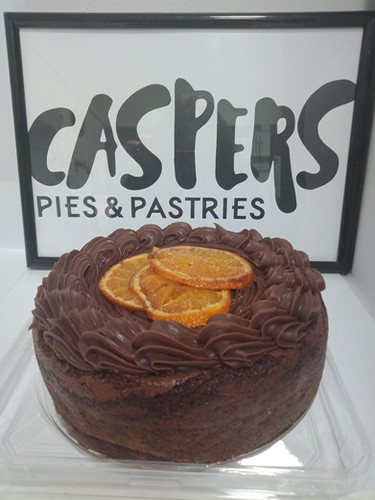 Chocolate Orange Flourless Cake 8" | Casper's Pies