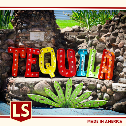 Tequila & Agave Plant Marquee Sign | Luminary Signs