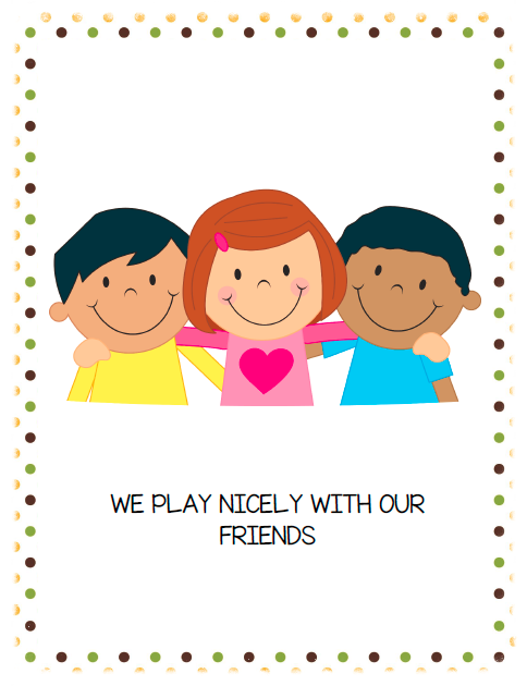 Play nicely clipart