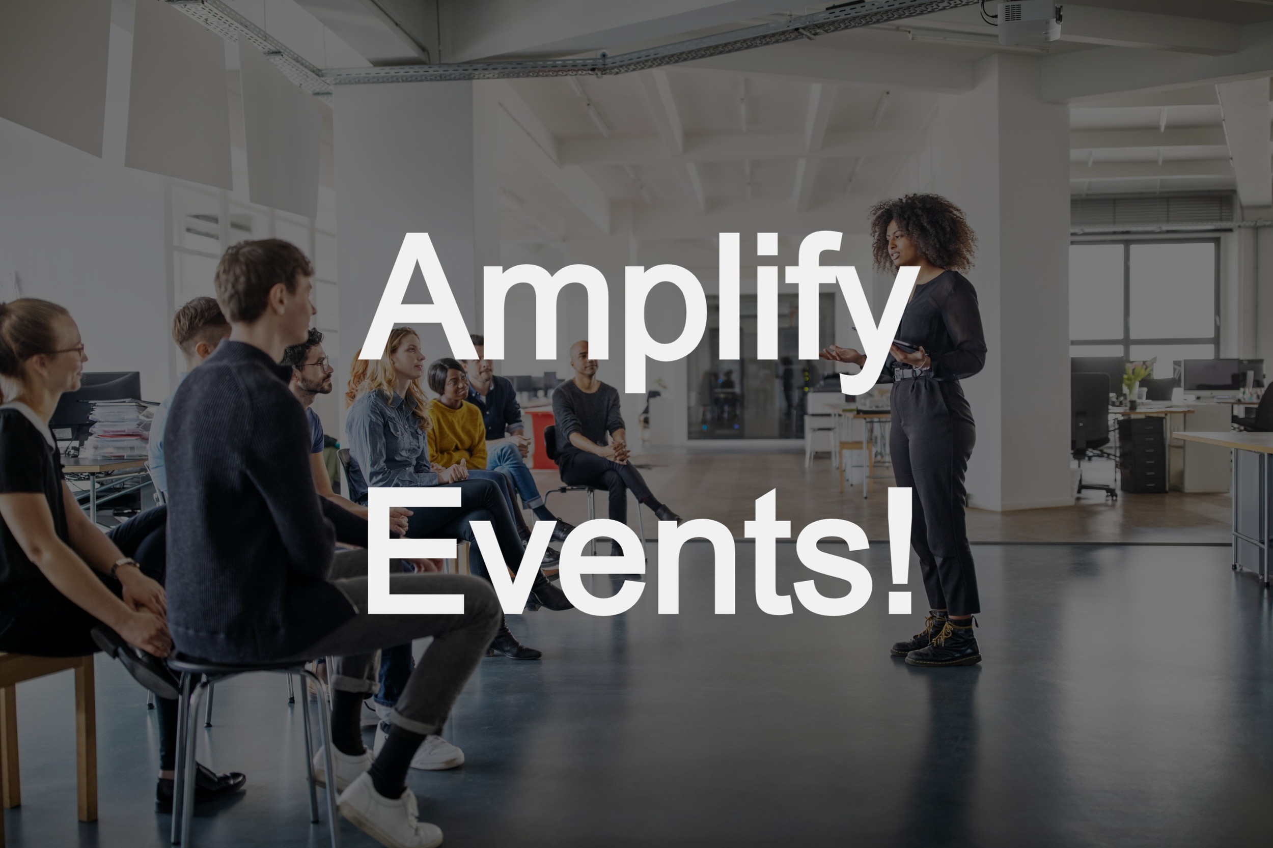 Events & Workshops | Amplify - IE