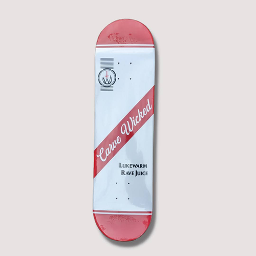 Carve Wicked Red stripe deck | Project Number 5