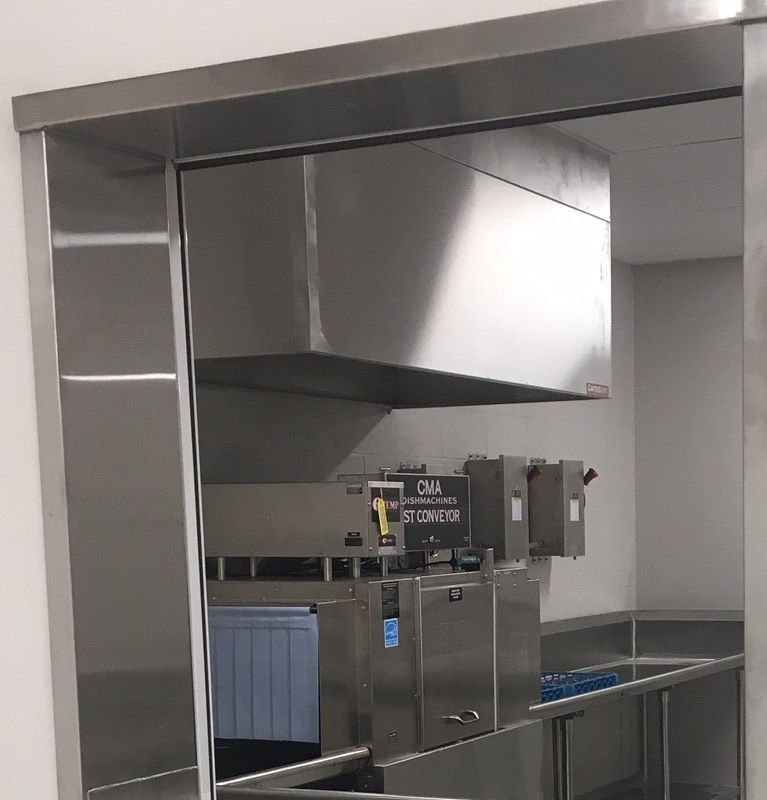 School Kitchen's New Lunch Clean Up