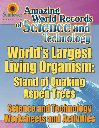 Amazing World Record of Science: LARGEST LIVING ORGANISM—Worksheets ...