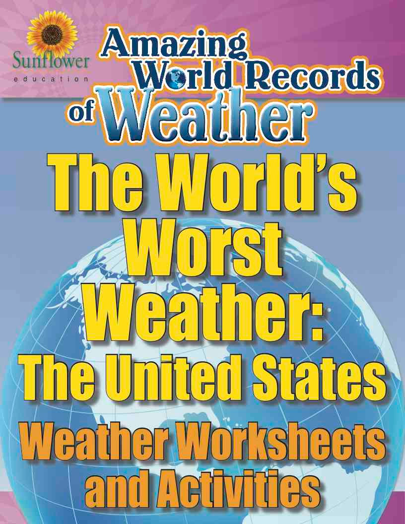 Amazing World Record of Weather: WORST WEATHER—Worksheets and ...