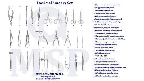 Lacrimal surgery set | MSP LABS