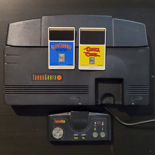 Turbo Grafx 16 + 2 games + Controller (Works! Missing power and tv ...