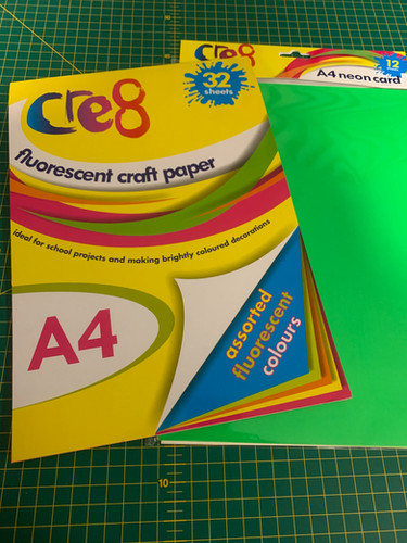 1389 Fluorescent Craft Paper or Card | Whiz Kidz