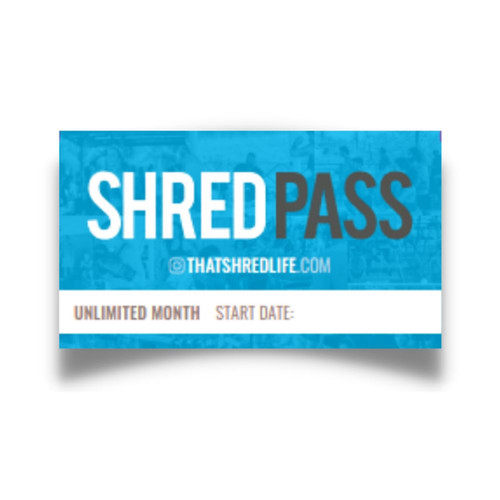 SHRED Pass - Unlimited Monthly Class Pack | That SHRED Life
