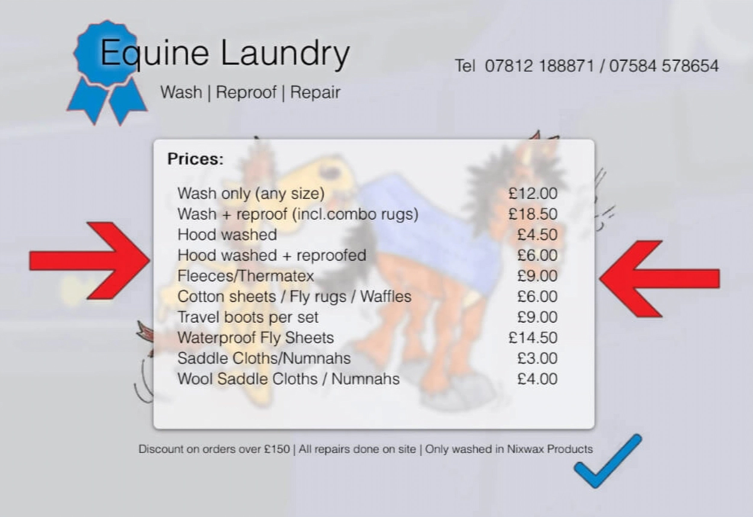 Professional Laundry Services | Equine Transport UK