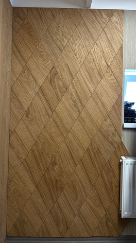 DECORATIVE WOODEN RHOMBUS-OAK | Acousticpanels.lv