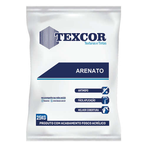 Arenato saca de 25Kg | Texcor Revestimento