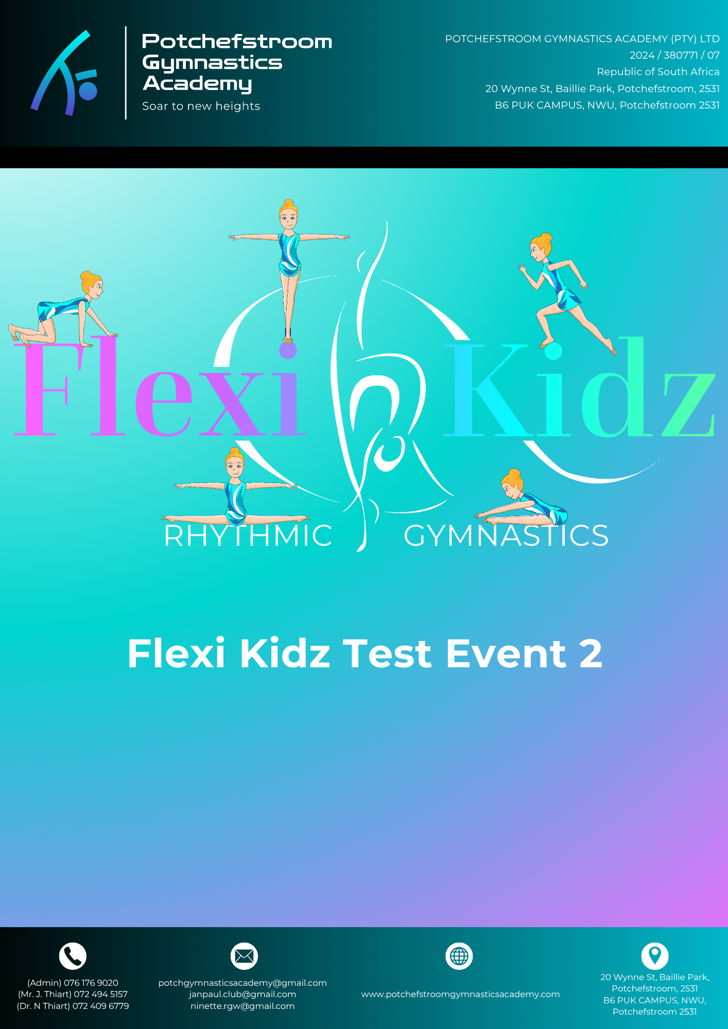 Flexi Kidz Test Event 2 | PotchGymnasticsAcad